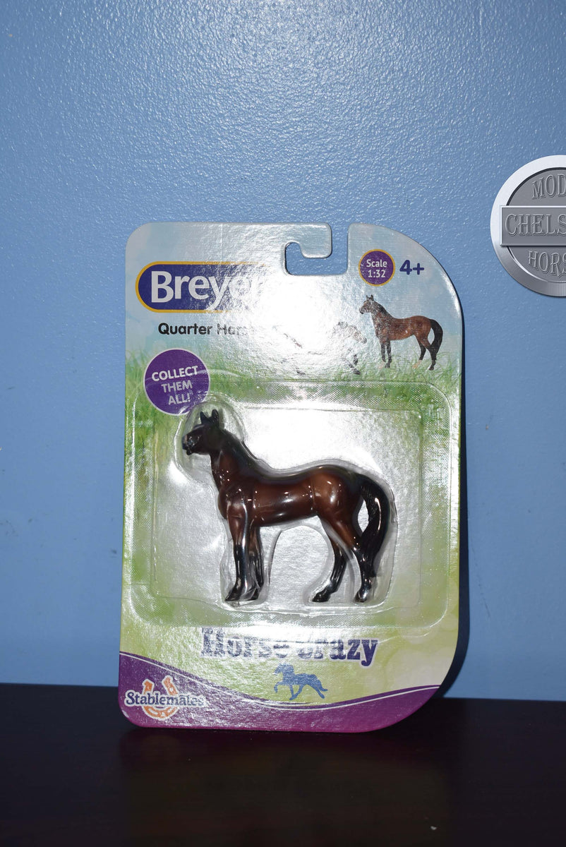 Bay Quarter Horse-Standing Quarter Horse Mold-New in Box-Breyer Stable ...