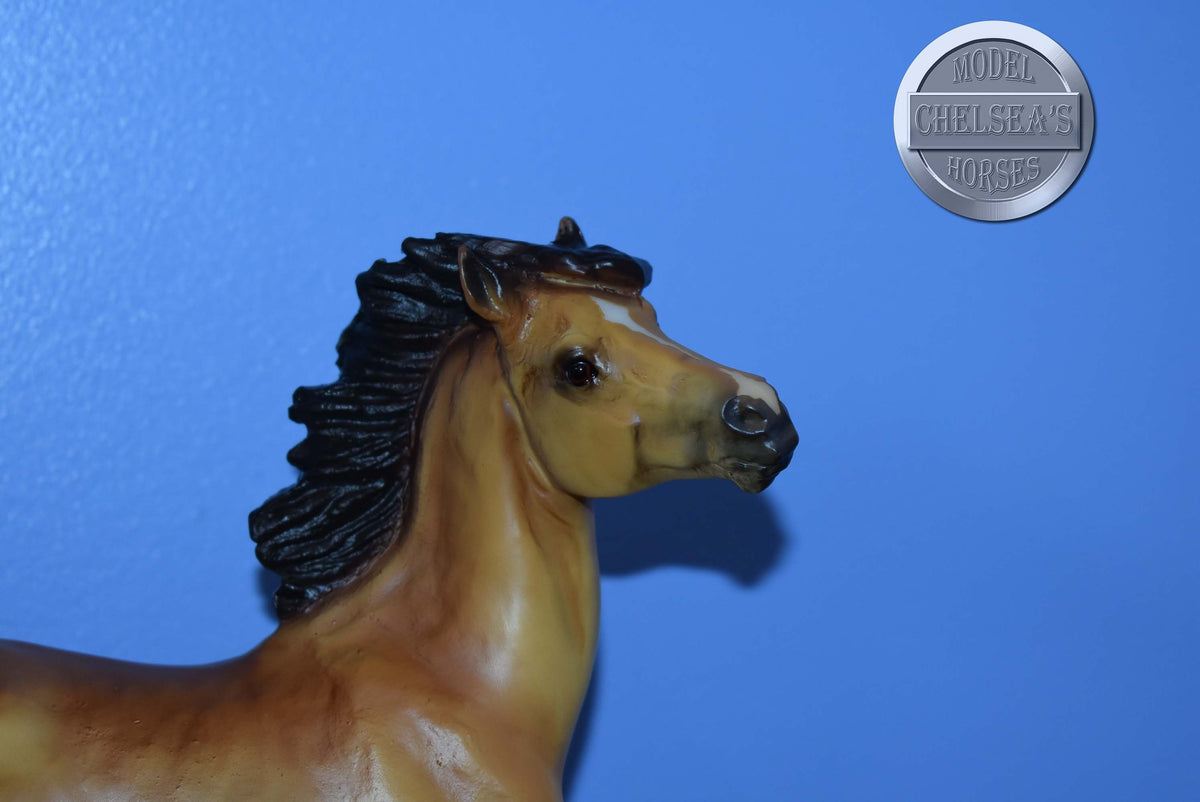 Buckskin Outlaw-Vintage Club Exclusive-Buckshot Mold-Breyer Traditiona ...