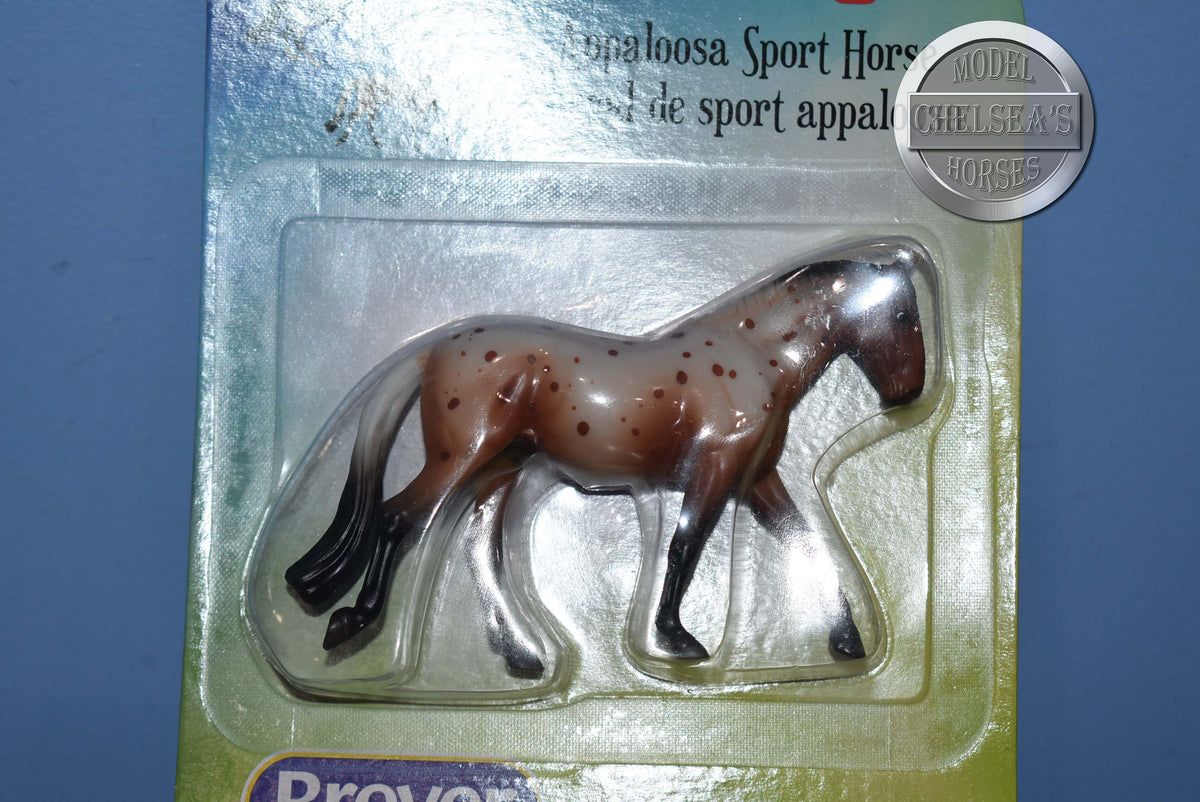 Appaloosa Sport Horse-NIB-Irish Draught Mold-Breyer Stablemate ...
