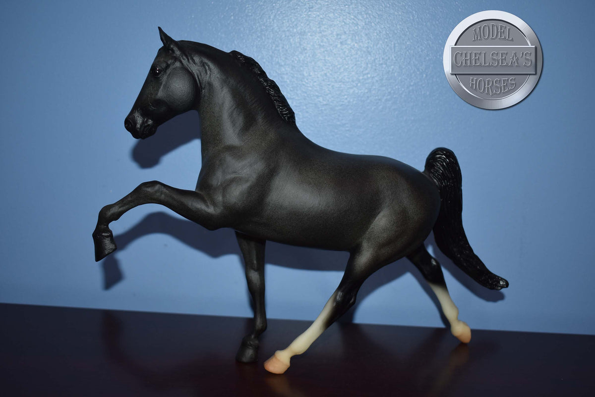 Tennessee Walking Horse IV Blue Roan-WCHE Exclusive-TWH Mold-Breyer Tr ...