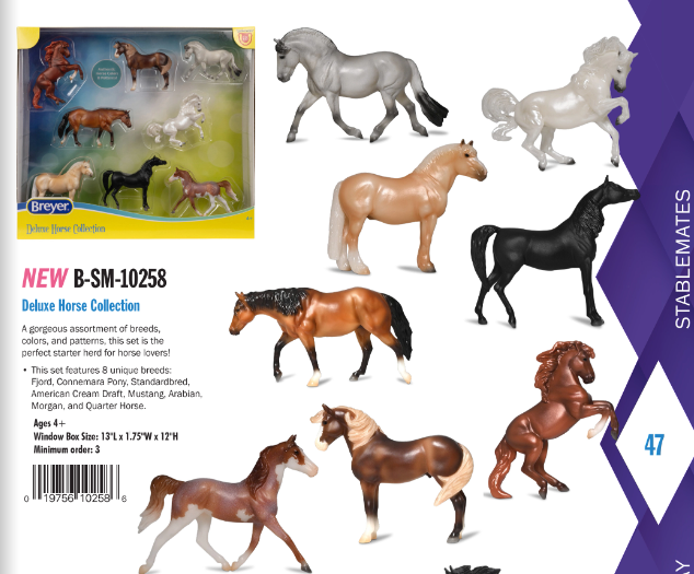 Deluxe Horse Collection Series 2-2025 New Release-Breyer Stablemate ...
