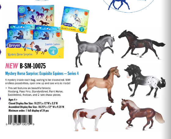 Mystery Horse Surprise Series 4-2025 New Release-Breyer Stablemate ...