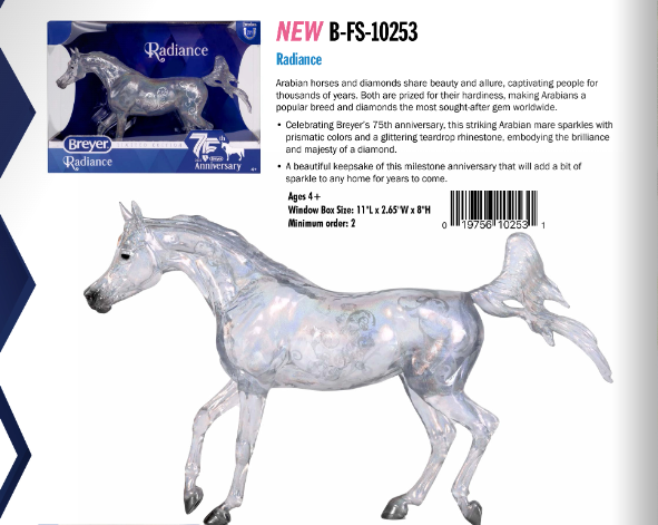 Radiance-Arabian Mold-2025 New Release-Breyer Classic – Chelsea's Model ...
